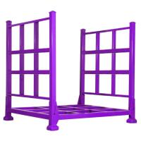 China Galvanized Pallet Stacking Rack 1500kg Capacity Customizable Tire Storage Rack for sale