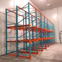 China 5.5T Drive In Pallet Rack Racking High Density Cold Rolled Steel Custom Size for sale