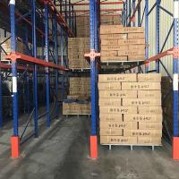 China 5.5T Drive In Pallet Rack Racking High Density Cold Rolled Steel Custom Size for sale