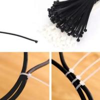 China Nylon Cable Tie 2.5mm Width 55kgf Tensile Strength UL94V-2 Flame Retardant Self-Locking for sale