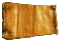China Woven PP Mesh Bag for Onion Vegetable Packing Drawstring 50x80cm 10kg Capacity for sale