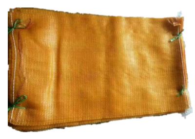 China Woven PP Mesh Bag Onion Packing Mesh Bag Vegetable Bag Drawstring Woven Mesh Sacks for sale