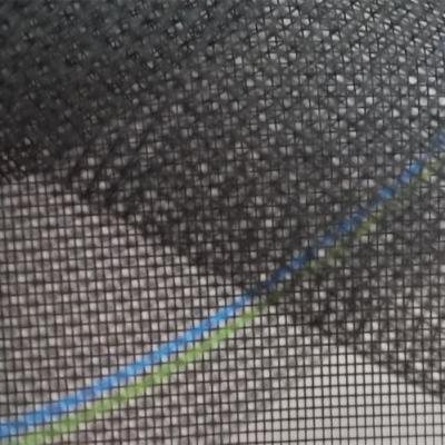 China Black Glass Fiber Window Mosquito Net Screen Flame Retartant Mosquito Net 18*16mesh for sale