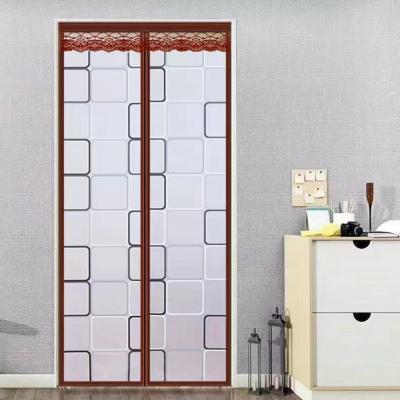 Cina Tela di porta stampata in foglio, Tela di porta a pellicola magnetica antifreddo 90x220cm in vendita