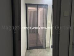 Enjoy a Hands-Free and Bug-Free Entryway with Our Magnetic Mesh Door Curtain