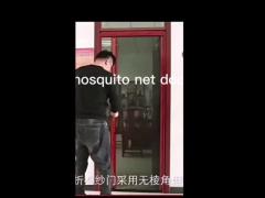 18x16 Pleated Screen Door Aluminium Screen Door Fly Screen Mesh Voor optimale luchtdoorlaatbaarheid