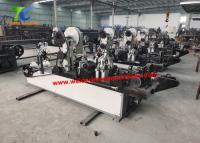 China Security Double Strand Barbed Wire Making Machine 3 Inch Space 1.2T for sale