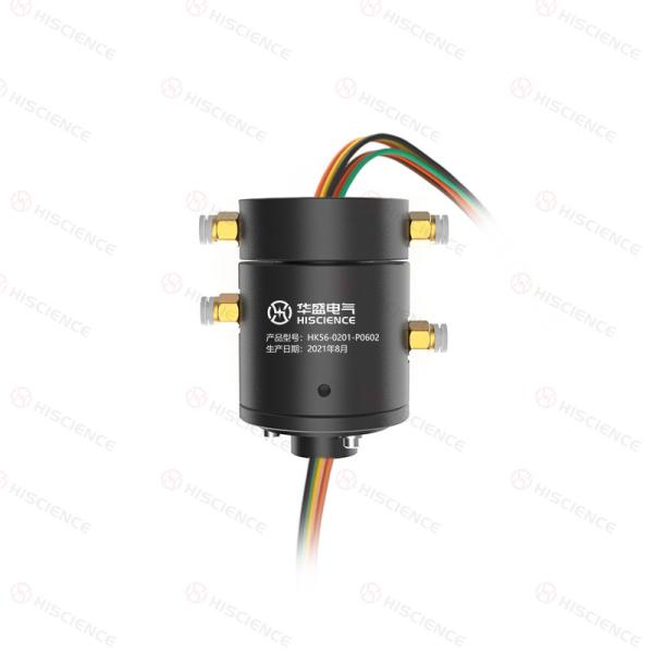 Quality Compact 2 Passage Rotary Union Joint 6 Circuits 2A Reliable Sealing for sale