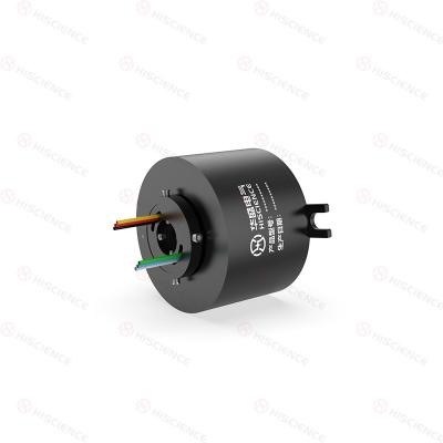 China Robotic Arm Through Bore Slip Rings 32 Circuits Signal 4 Circuits Shielded for sale
