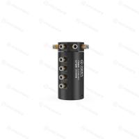 China Gas Electric Customized Slip Ring 10 Circuits 80A 1 Passage G3/8 for sale