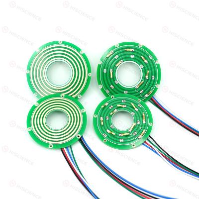 High Frequency Pancake Slip Rings Lead Length Customized For Automotive Systems