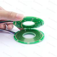 China IP51 Pancake Slip Ring 4 Circuits 10A Ultra Thin 92mm OD for Industrial Automation for sale