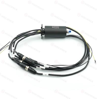 China Customizable IP51 8 Circuits 10 A Slip Rings for industrial equipment, Textile Machinery, Solar Panel Trackers for sale