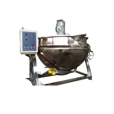 Cina 1000 liter steam cooking mixer double jacketed pan jacketed cooking kettle in vendita