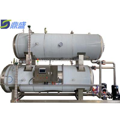 Cina automatic double layer water immersion retort sterilization machine in vendita
