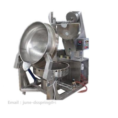 Cina electric oil jacketed kettle 500 liter steam jacketed cooking kettle price double jacketed kettle in vendita
