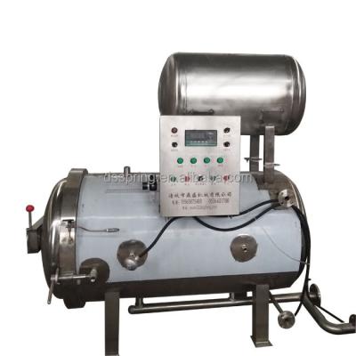 China Automatic water bathing type retort machine horizontal pressure retort sterilization Pot for sale
