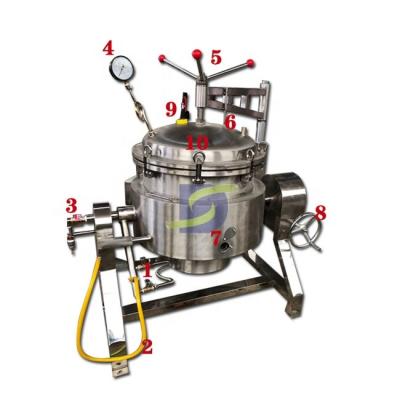 Cina 100 Liter 200 Liter Industrial Electric Heating Automatic High Temperature High Pressure Cooking Pot in vendita