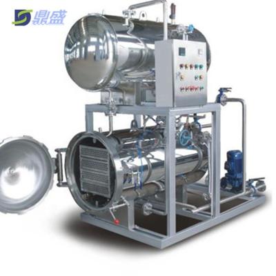Cina commercial  high pressure processing milk small jar tray water bottle inverted food can water Spray autoclave sterilizer retort in vendita
