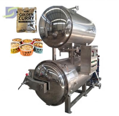Cina Soft canned rice retort sterilization autoclave/Soy milk sterilization line in vendita