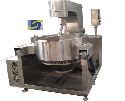 Cina stainless steel steam operated cooking mixer shear mixer jacketed kettle cheese kettle in vendita