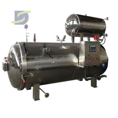 Cina Horizontal Steam Autoclave Retort Sterilizer Spray Type For Glass Can Food in vendita