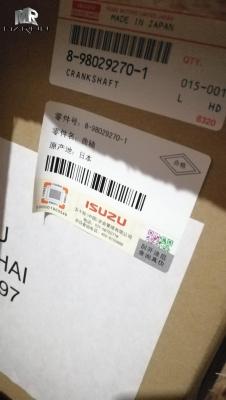 Cina Isozu Parti di motori per macchine da costruzione Motore diesel Albero motore 8980292701 in vendita