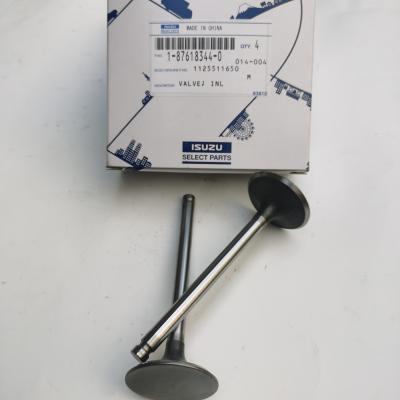 Cina Parti di ricambio Valvola di aspirazione del motore diesel 1-12551139-0 1-87618344-0 in vendita