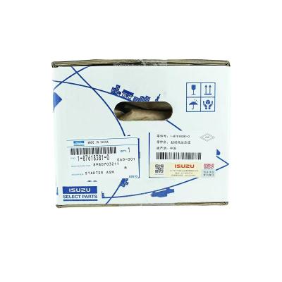 Cina Ricambi Isuzu Motore di avvio 1-87618381-0 per 4HK1 in vendita
