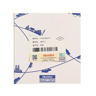 China Peças sobressalentes Isuzu válvula de admissão 1-87618350-0 para 4JG1 4JG2 à venda