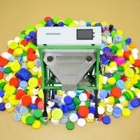 China Waste Plastic Recycling Color Sorting Machine With Premium LED Lighting System for sale