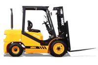 China 3 ton CPCD30 three mast with ISUZU engine forklift for sale