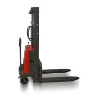 China Semi Electric Pallet Stacker Better Stacking Stability For 1.0 - 2.0T for sale