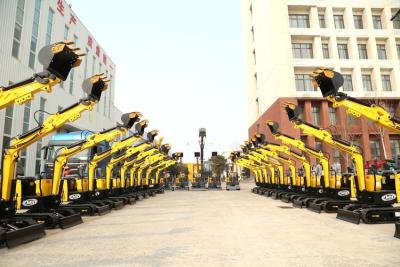 Cina Il piccolo escavatore del cingolo della macchina verde 360 gradi gira Mini Digger compatto in vendita