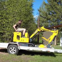 China CE EURO5 Engine Mini Excavator ZM10 Compact Mini Digger 360 Rotate for sale
