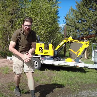 China Changchai Engine Crawler Mini Excavator Travel Speed 2.5km/H Tracked Small Digger for sale