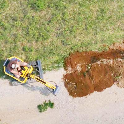 Cina Un escavatore a cucchiaia rovescia miniatura Excavadora di 1 T ad alta resistenza in vendita