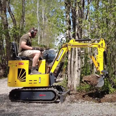 Cina Motore massimo di profondità di scavo 1700mm Mini Crawler Excavator With Diesel in vendita