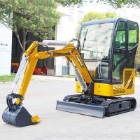 China 2.5ton Mini Hydraulic Excavator Retractable Shoes Mini Digging Machine for sale