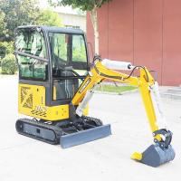 China 2.5ton Mini Hydraulic Excavator Retractable Shoes Mini Digging Machine for sale