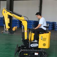 China Orchard Digging Trenches Construction 1 Ton Micro Crawler Excavator for sale