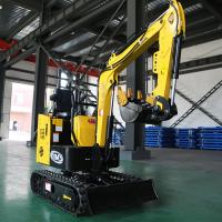 China Orchard Digging Trenches Construction 1 Ton Micro Crawler Excavator for sale