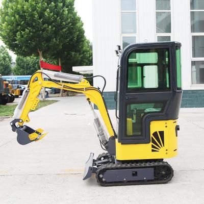 Cina Cingolo Digger Small Digging Machine Yellow Mini Excavator di ZHONGMEI 1500kg in vendita
