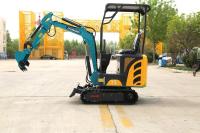 China 1.7ton Mini Hydraulic Excavator Retractable Mini Digging Machine Micro Digger for sale