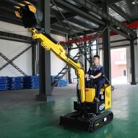 China Electric Engine Small Digger Road Construction Lithium Crawler Mini Excavator With Cab for sale