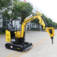 China Electric Engine Small Digger Road Construction Lithium Crawler Mini Excavator With Cab for sale
