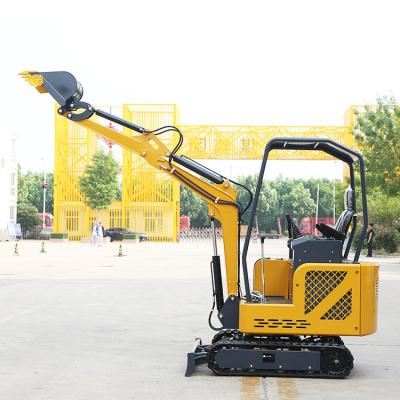 Cina Diesel Mini Digger Agricultural Micro Clamshell Shovel Escavator 1.8 Ton Household Crawler 1ton Mini Excavator in vendita