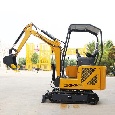 Cina Diesel Mini Digger Agricultural Micro Clamshell Shovel Escavator 1.8 Ton Household Crawler 1ton Mini Excavator in vendita