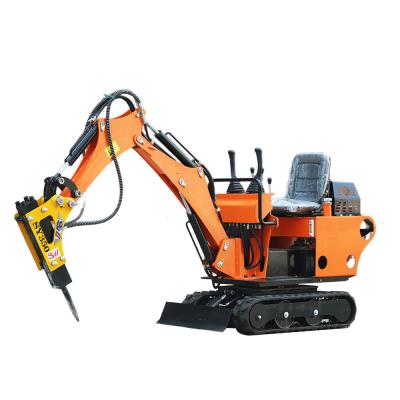 Cina Cingolo domestico Mini Digger Retractable 0,8 piccoli escavatori dell'azienda agricola compatta idraulica in vendita