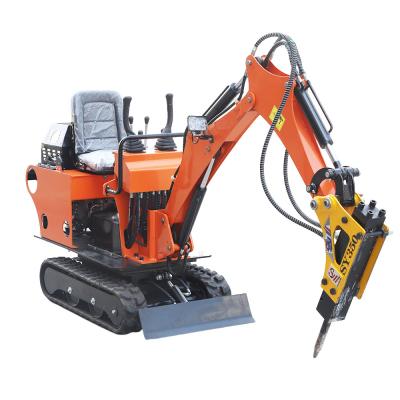 Cina Cingolo domestico Mini Digger Retractable 0,8 piccoli escavatori dell'azienda agricola compatta idraulica in vendita